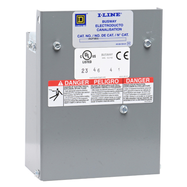 ACP3EC - End cap, I-Line Busway, 400A, 600VAC, 3 phase, 4 wire ...