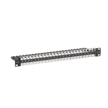 ACTPP48EMS - Patch panel, Actassi, 48 ports, 1U, straight, unloaded ...