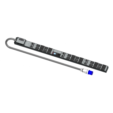 Rack PDU 2G Flex, Metered, ZeroU, 43.5kW, 230V, (48) C13 & (24) C19, 3m ...