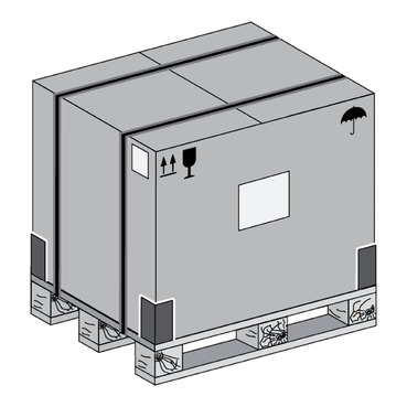 EXESUPPACKF-A - Packing, EasyPact EXE, fixed device, India 600mm ...