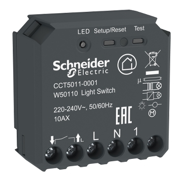 CCT5011-0001 - Wiser micro module light switch | Schneider Electric ...
