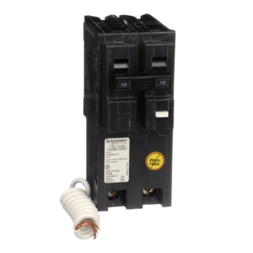 CHOM215CAFI - Mini circuit breaker, Homeline Canadian, 15A, 2 pole, 120 ...