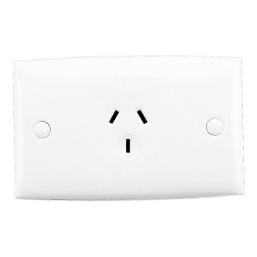 10-CM - Standard Series, Automatic Single Socket Outlet, 250VAC, 10A, 1 ...