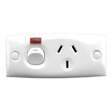 16N-BR - SINGLE SWITCHED SOCKET 10A SKIRTING MOUNT NEON | Schneider ...