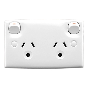 25L-RD - SWITCHED SOCKET TWIN 10A LIGHTING | Schneider Electric New Zealand