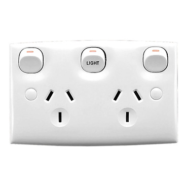 ML25X-WE - Single Switch Socket Outlet, Medilec, 250V, 10A, Extra ...