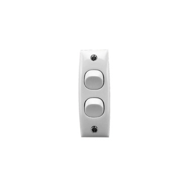 32TA-CM - Flush Switch, Standard Series, 2 Gang, 250VAC, 10A, Miniature ...
