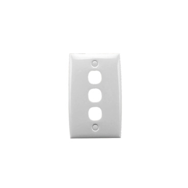 33VH-WE - PLATE ONLY 3 GANG STANDARD PTN | Schneider Electric New Zealand