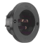 435-BK - Socket Inlet, Standard Series, Flush, 250V, 10A, Round Design ...