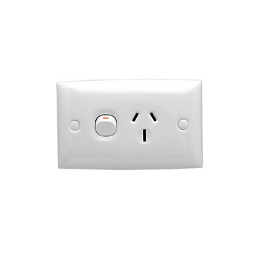 15D15-WE - Single Switch Socket Outlet, Standard Series, 250V, 15A ...