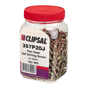 357P20J - Pan Head, Clipsal - General Accessories, Self Drilling Point ...