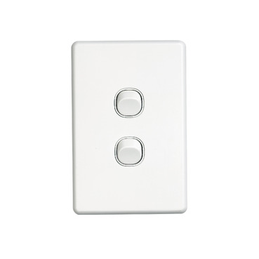 SC2032VA-WE - SWITCH 2 GANG VERTICAL | Schneider Electric Australia