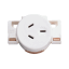 413QC-WE - Single Socket Outlet, Standard Series, 250VAC, 10A, 3 PIN ...