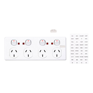 C2015D4NI-BK - Quad Switch Socket Outlet, Classic C2000 Series, Classic ...