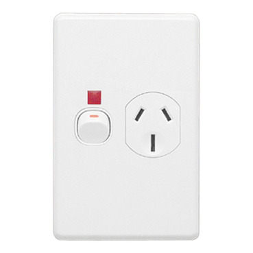 C2015V15N-BA - Switched Socket, Classic C2000 Series, Single Vertical ...