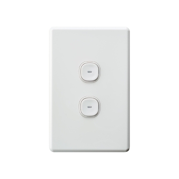 C2032VAPBL-WE - Push Button Switch, Classic C2000 Series, LED 2 Gang ...