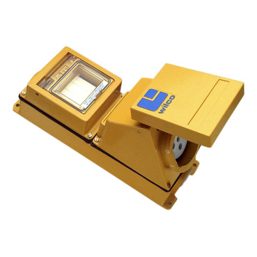 WMCDIN563 - Switched Socket, Metal Clad, 63A, 500V, DIN 4 Module, Cast ...