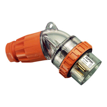 56PA532-EO - Angled Plug, Clipsal - 56 Series, IP66, 500V 32A - 5 Round ...