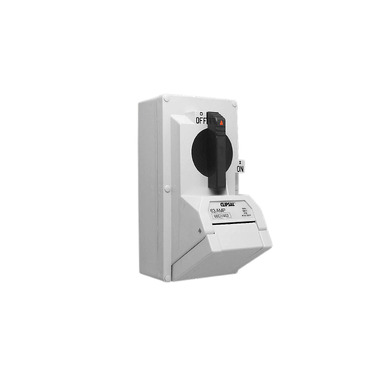 66CV463-RG - Switched Socket Outlet, 66 Series, 500V, 63A, 4 Round PIN ...
