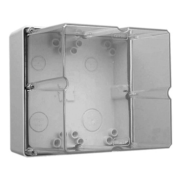 56XDB4-GY - Clipsal - 56 Series, Adaptable Enclosure, Deep, 4 Gang ...
