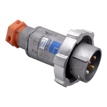 WMP463 - Plug, Metal Clad, Aluminium, Multi Phase, 500V, 63A, 4 Round ...