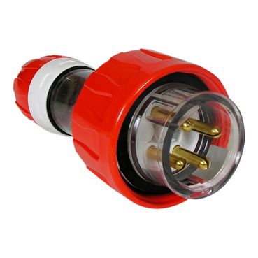 56P420QC-EO - Straight Plug, Clipsal - 56 Series, 4 Round PIN, 20A ...