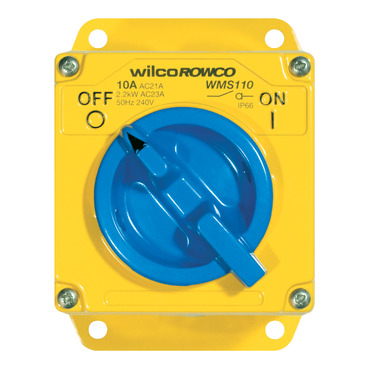 WMS332 - Switch, Metal Clad, 3 Pole, 32A, 415V, Made of Cast Aluminium ...