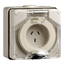 56SO310-GY - Surface Socket, Clipsal - 56 Series, IP66, 250V 10A - 3 ...