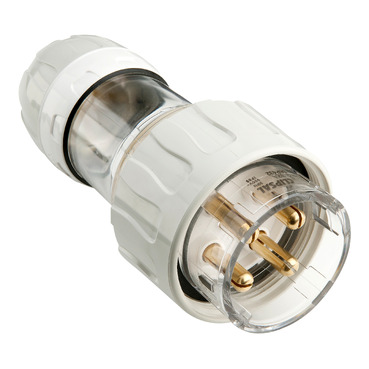 56P432-RO - Straight Plug, Clipsal - 56 Series, IP66, 500V 32A - 4 ...