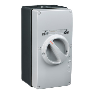 56SWHS363-CG - Surface Switch, Clipsal - 56 Series, 2 Gang Three Pole ...