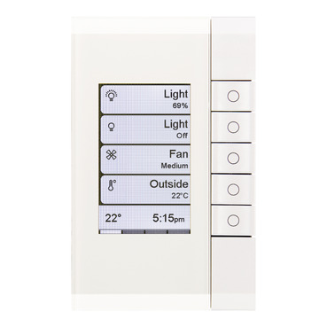 5085EDLB-PW - Wall Plate, C-Bus eDLT, Saturn, Enhanced Dynamic ...