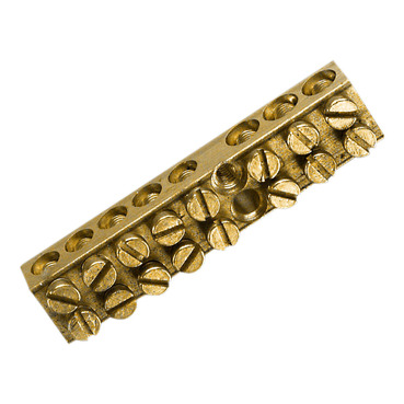 L8P - Clipsal MAX4, Brass link bar 100 A 500 V 8 hole | Schneider ...