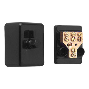 BPT1 - Meter link, Clipsal - Max 4, 90 A 500 V 4 holes Black ...