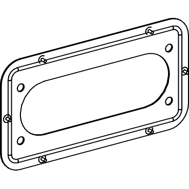KSB250DCZFL21 - Placa de montaje, Canalis KS, 250 A, para unidades de ...