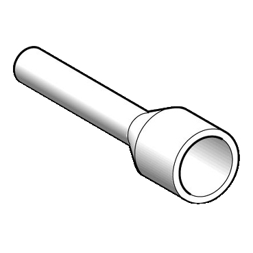 DZ5CE015 - Terminal 1,5 Mm2 Med Negro 1000Uni Bolsa | Schneider ...