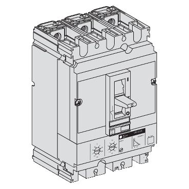 34770 - Interruttore Compact NS160NE - STR22SE - 160 A - 3 poli 3d ...