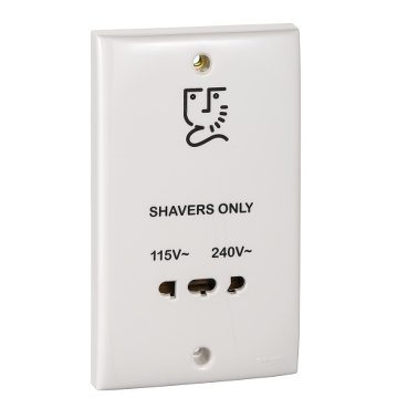 E727 - Universal shaver socket, S-Classic | Schneider Electric UAE