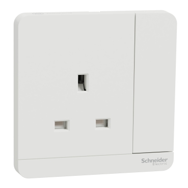 E8315N_AWE - AvatarOn, switched socket, 3P, 13 A, 250 V, LED ...