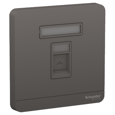 E8331RJS4_DG_G11 - Telephone socket, AvatarOn, Dark Grey | Schneider ...