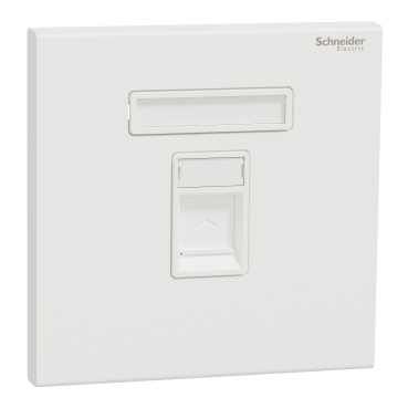 E8331RJS4_WE_CS - Telephone socket, AvatarOn, 1 gang, shuttered ...
