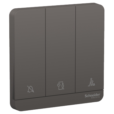E8333DMWS_DG_G8 - AvatarOn, 3 switches, 16AX, 250V, 1 Way, Dark Grey ...