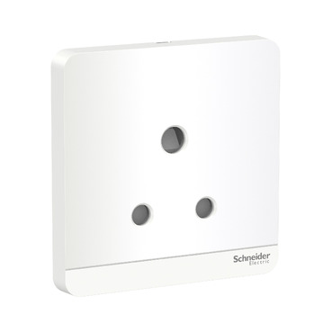 E83426_15_WE_G11 - AvatarOn - 15A 250V 1G 3 Round Pin Socket, white | 施耐德电气