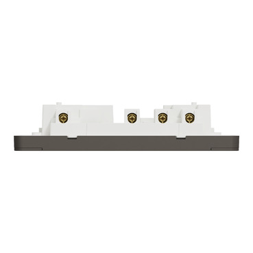 E83T25D_DG - Switched socket, AvatarOn, 13A 250V, 2 pole, 2 gang, dark ...