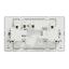 E83T25D_WE - Switched socket, AvatarOn, 13A 250V, 2 pole, 2 gang, white ...