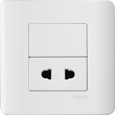 E84426U_WE - 10A 1 Gang Universal Socket, White | Schneider Electric ...