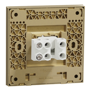 E8731TB_WG_G11 - Connection Unit, AvatarOn C, 25A, 250V, 1 gang, wine gold | Schneider Electric ...