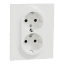 EKO50131 - Double socket outlet, ELKO One, Schuko, 16A, 250V, flush ...