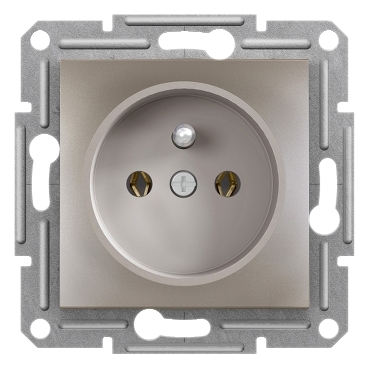 EPH2800169 - Asfora -single socket outlet with pin earth, wo frame ...