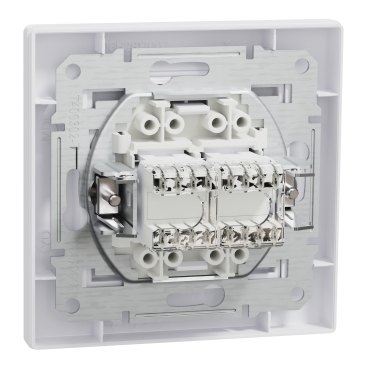 EPH4400121 - Asfora - double Data socket - RJ45 cat.5e UTP white ...