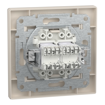 EPH4800123 - Asfora - double Data socket - RJ45 cat.6 UTP cream ...